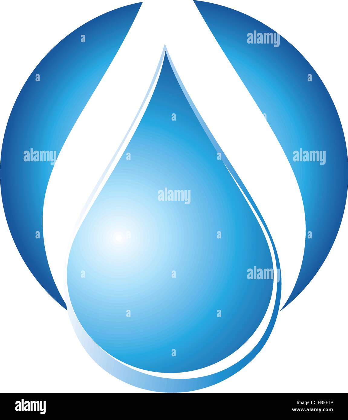 Aqua Logo concept Stock Vector Image & Art - Alamy