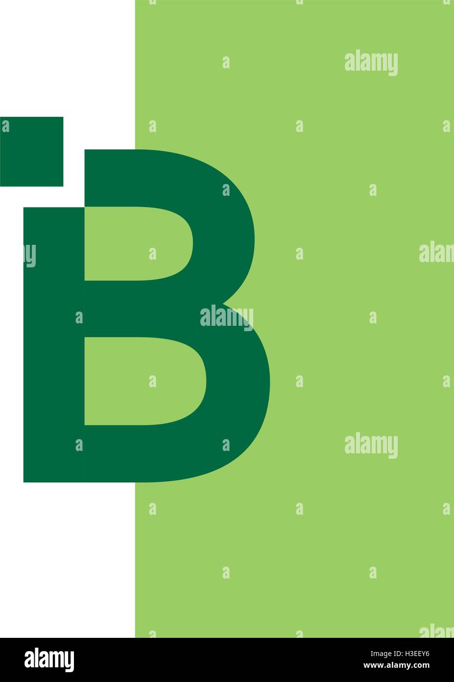 B font and icon design Stock Vector Image & Art - Alamy