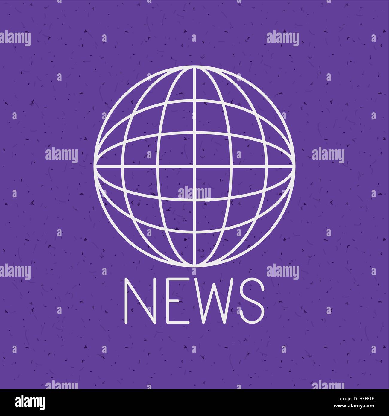 News with planet sphere design Stock Vector Image & Art - Alamy