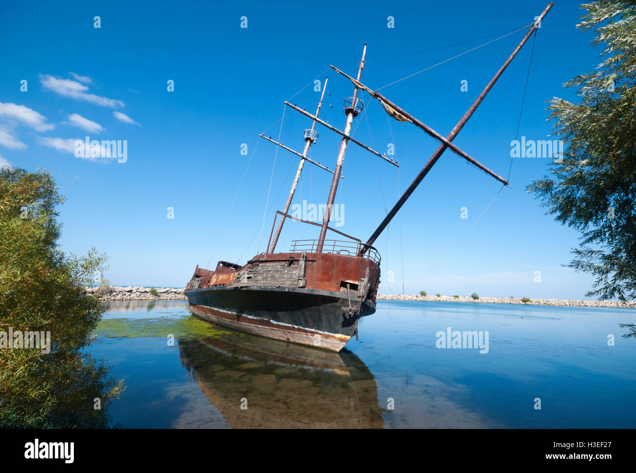 "La Grande Hermine" (The Big Weasel) is a derelict 140 foot ship a ...