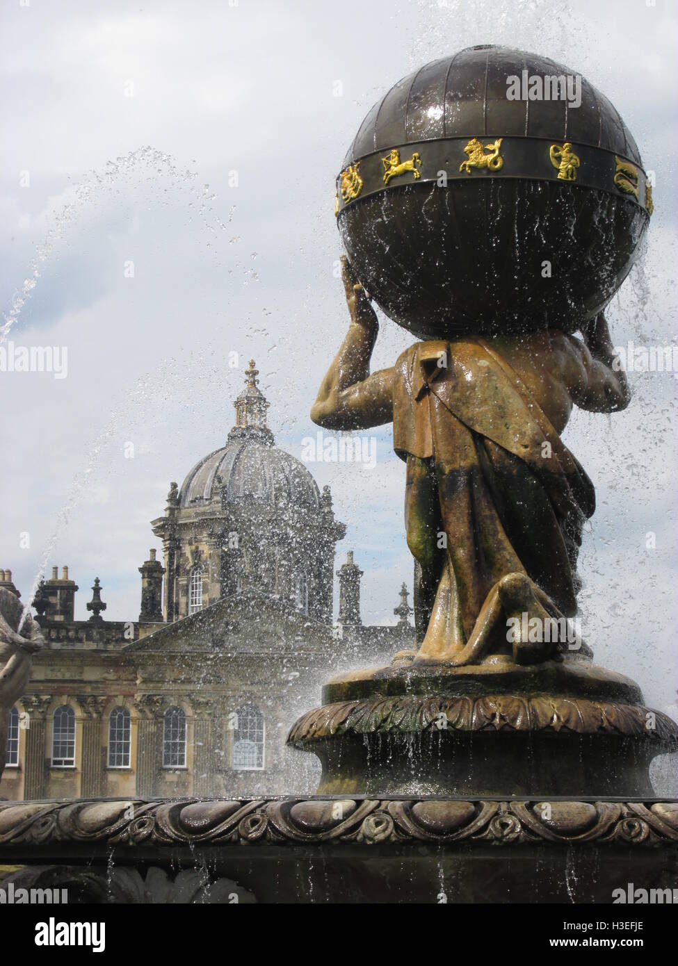 Atlas Fountain Castle Howard High Resolution Stock Photography and ...