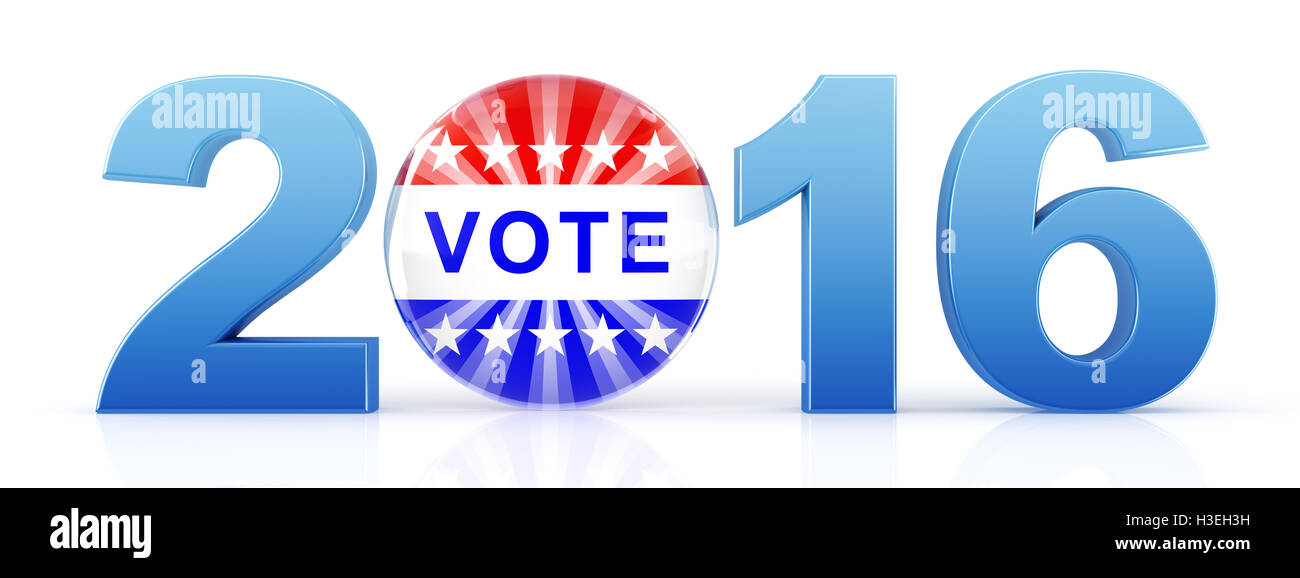 2016 election - 3d rendering Stock Photo - Alamy