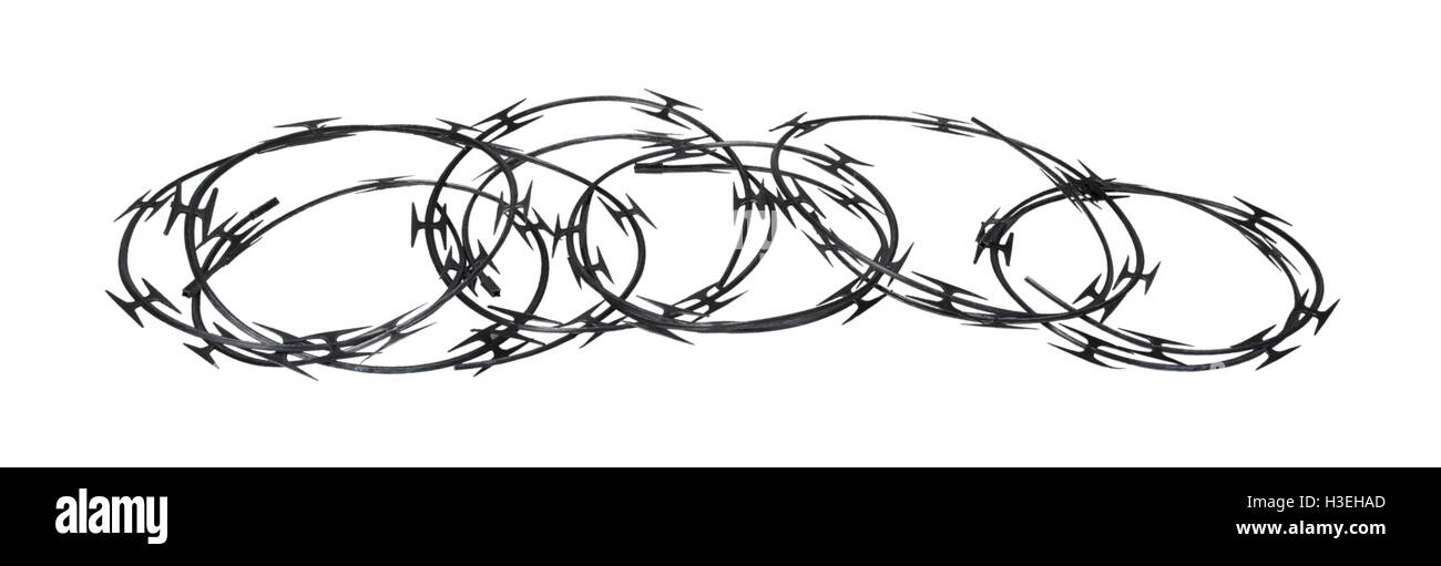 Razor wire hi-res stock photography and images - Alamy