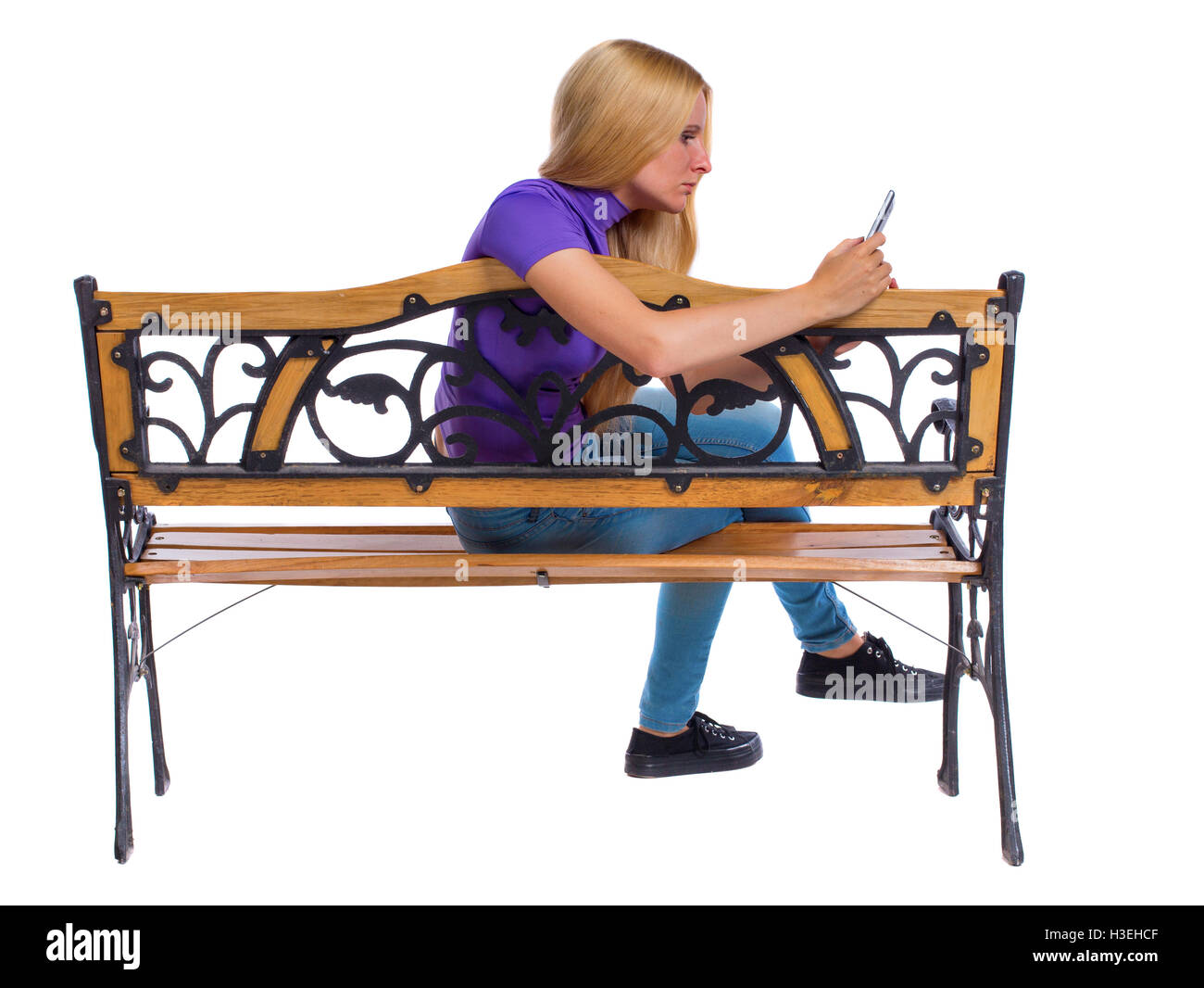 Park Bench Drawing Back View