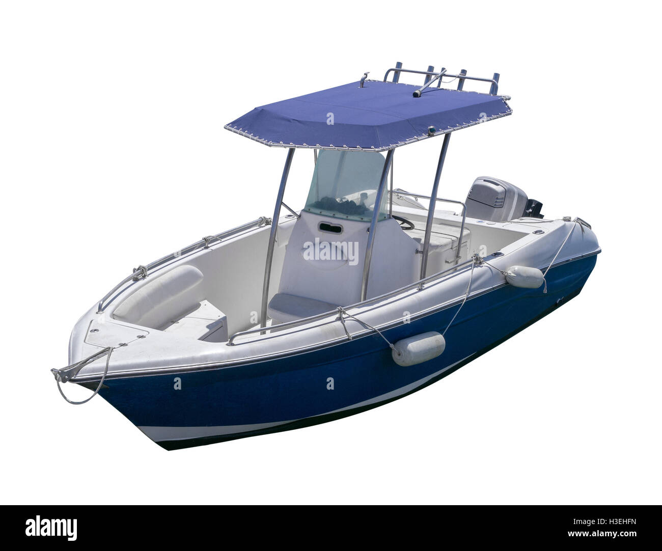 small sea boat. isolated on white background Stock Photo - Alamy