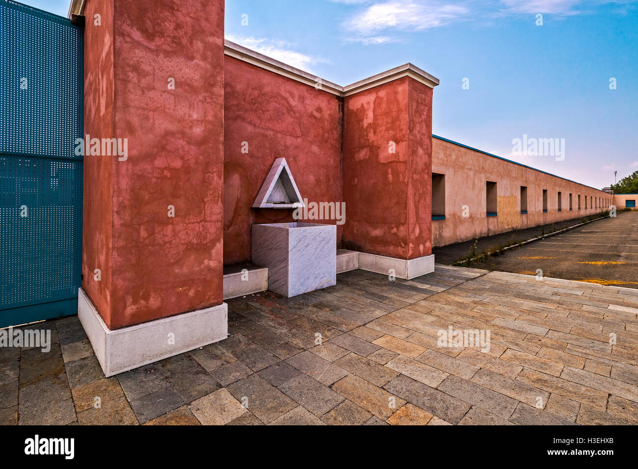 Italy Emilia Romagna Modena Monumental Cemetery Aldo Rossi Stock Photo ...