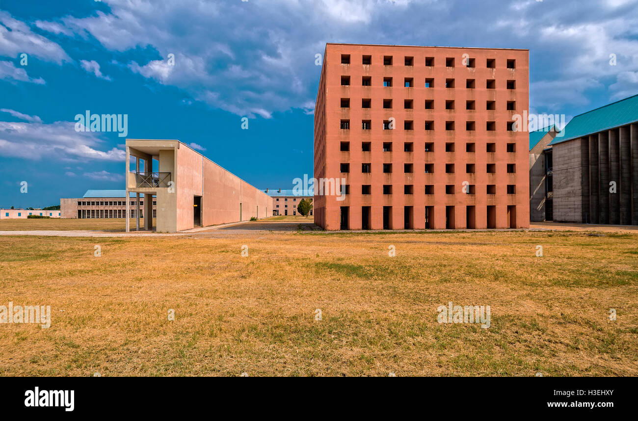 Italy Emilia Romagna Modena Monumental Cemetery Aldo Rossi Stock Photo ...