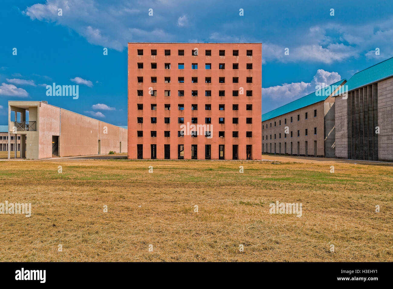 Italy Emilia Romagna Modena Monumental Cemetery Aldo Rossi Stock Photo ...