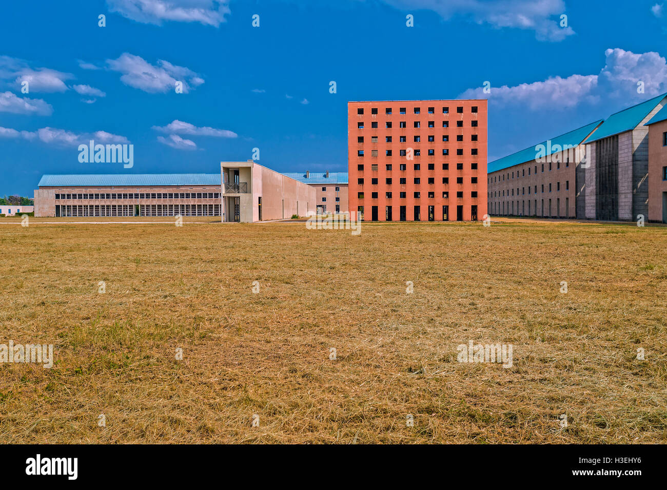 Italy Emilia Romagna Modena Monumental Cemetery Aldo Rossi Stock Photo ...
