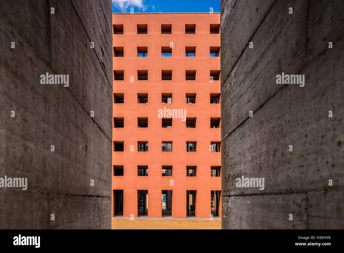 Italy Emilia Romagna Modena Monumental Cemetery Aldo Rossi Stock Photo ...