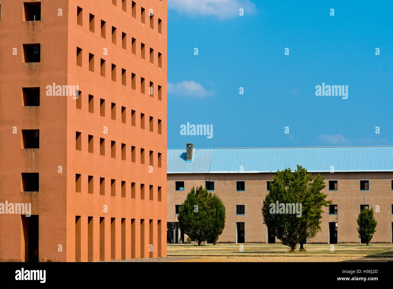 Italy Emilia Romagna Modena Monumental Cemetery Aldo Rossi Stock Photo ...