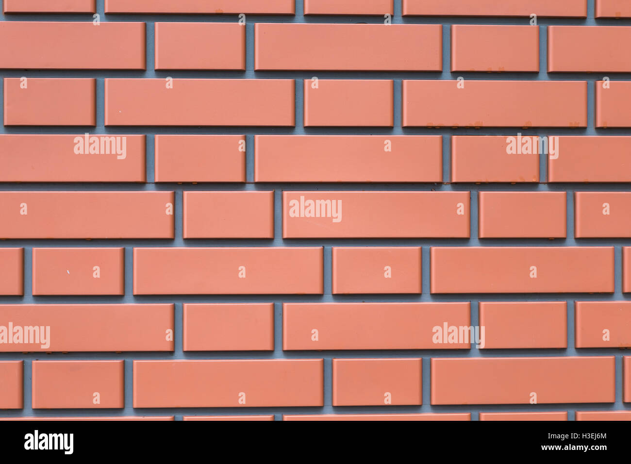 Wall external finish of the blocks and bricks country house Stock Photo ...