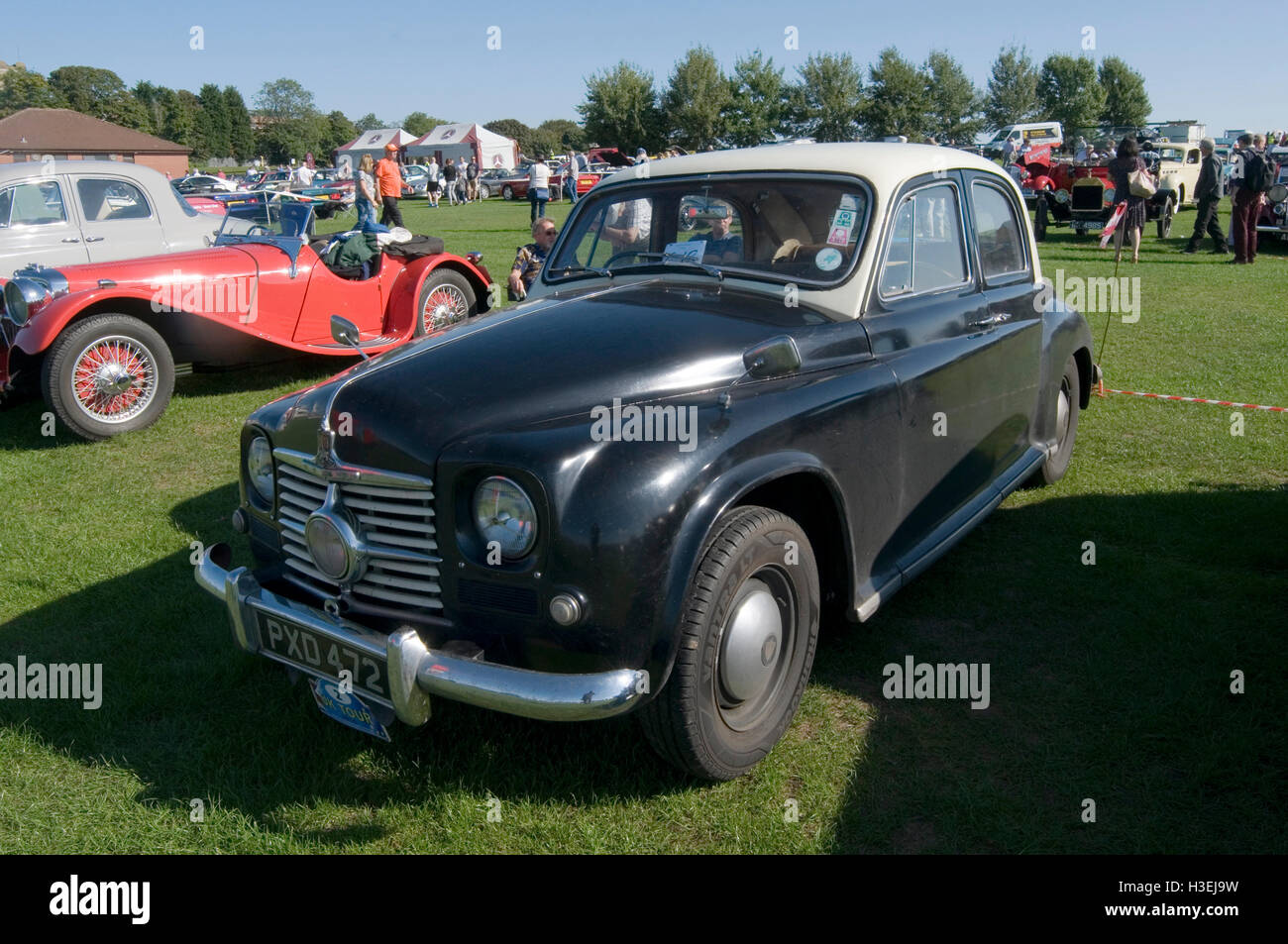 rover p4 cyclops early classic car Stock Photo - Alamy