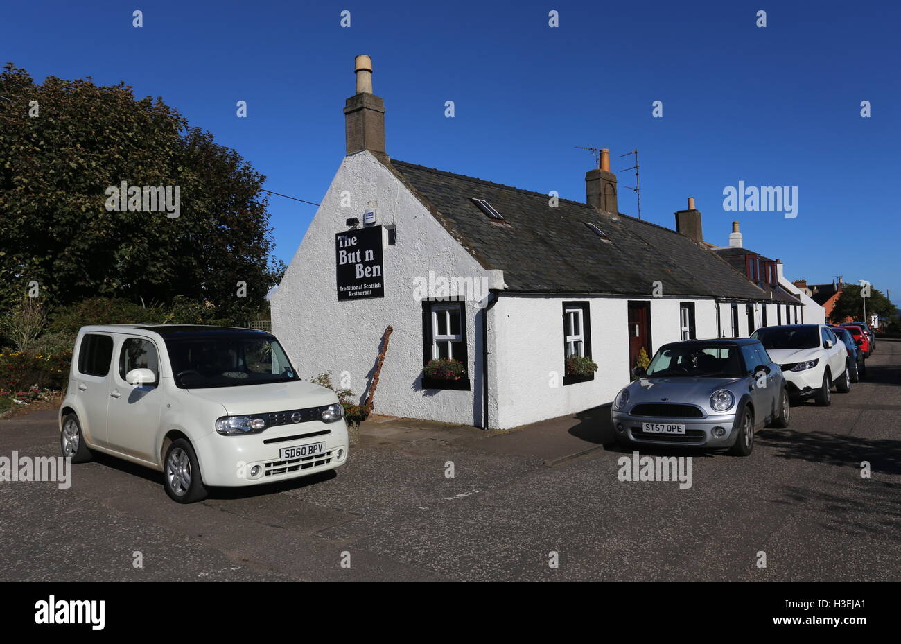 The But n Ben Restaurant Auchmithie Angus Scotland October 2016 Stock ...