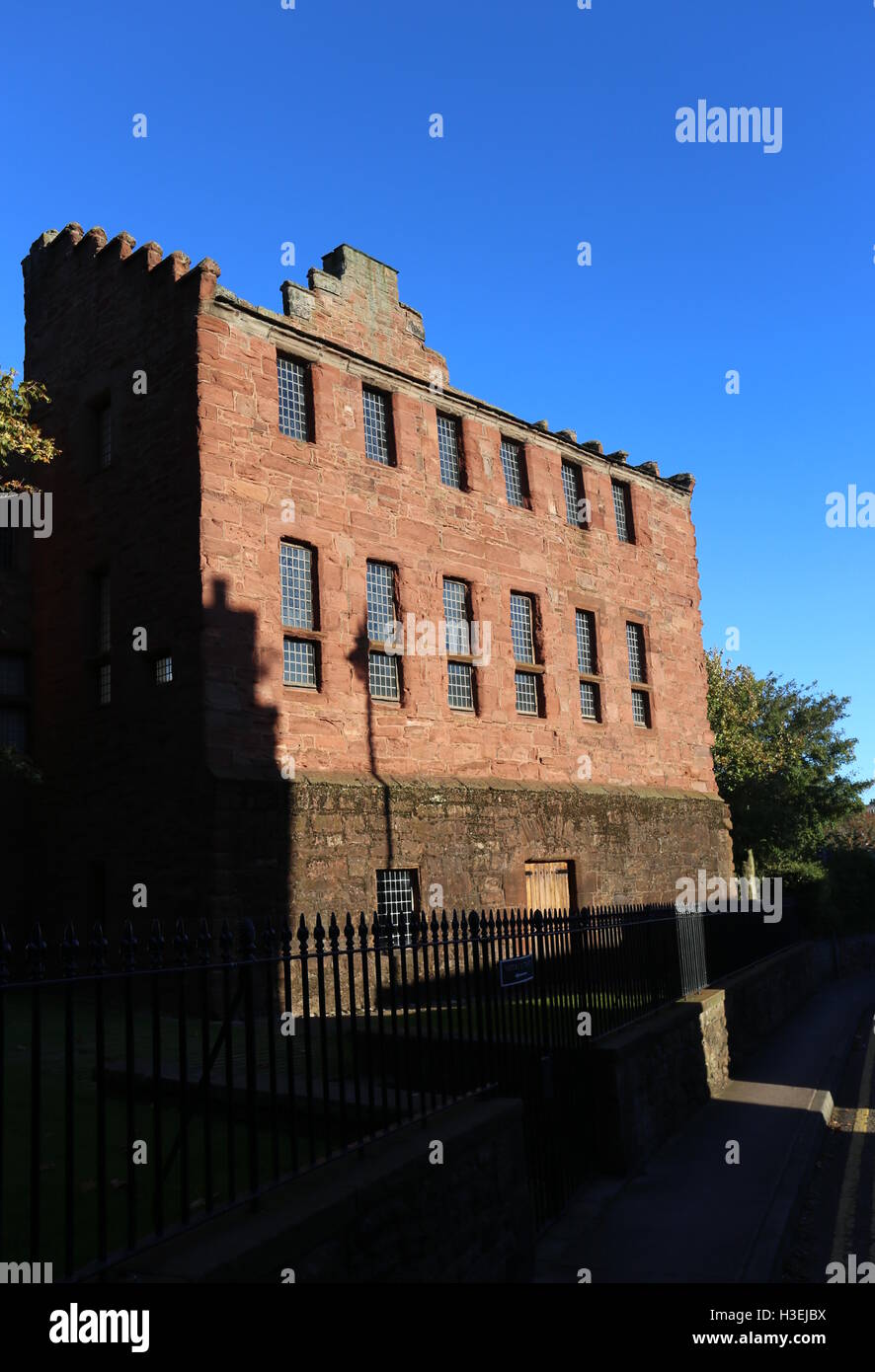 Exterior of Abbot’s Residences Arbroath Abbey Angus Scotland October ...