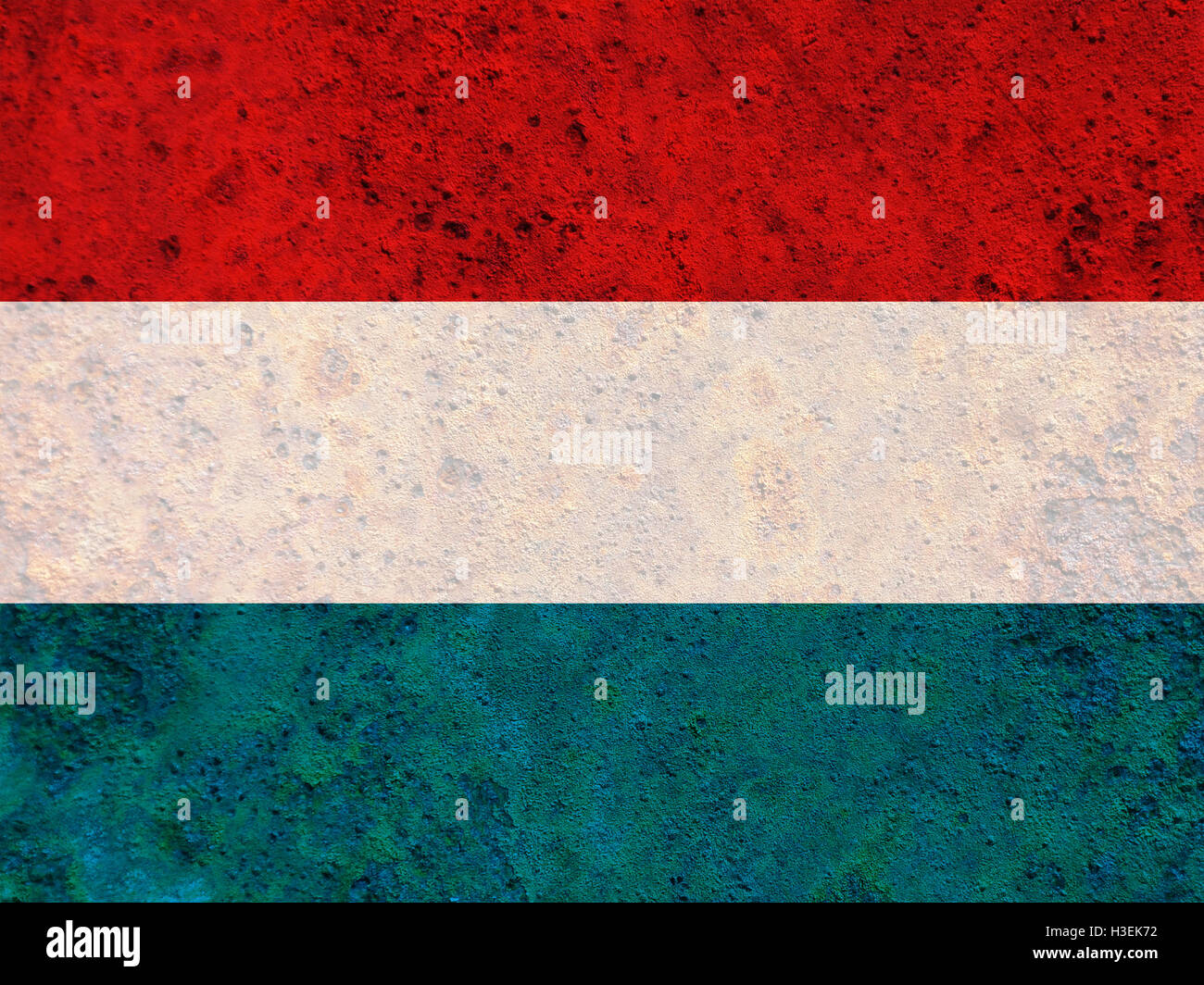 Flag on rusty metal Stock Photo - Alamy
