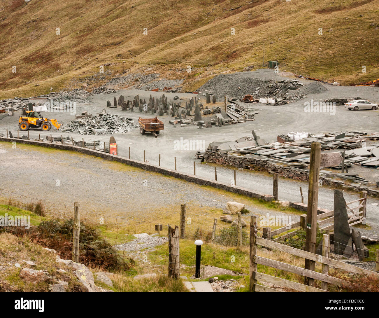 Honister slate mine lake district hi-res stock photography and images ...