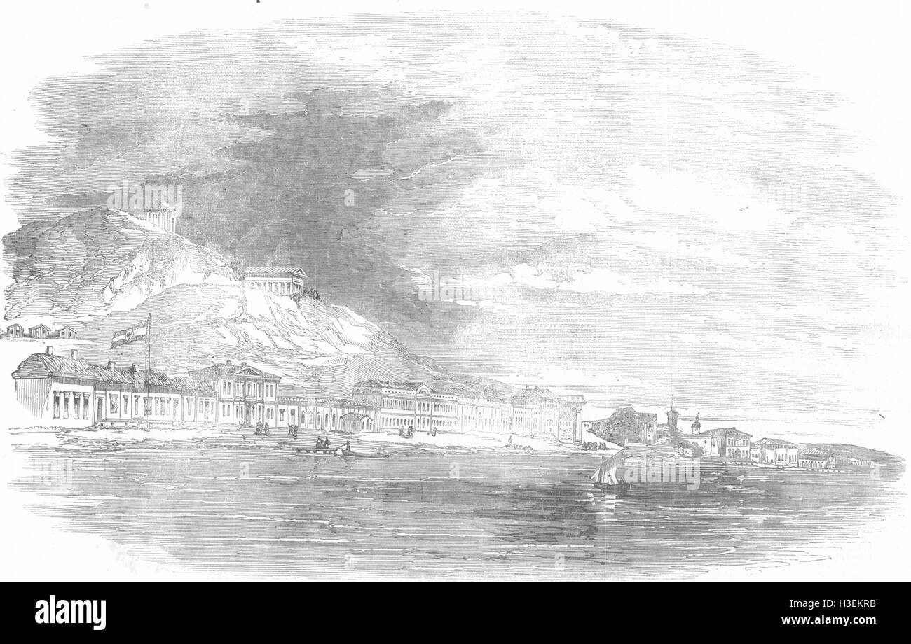 TOWNS No Caption 1855. The Illustrated London News Stock Photo - Alamy