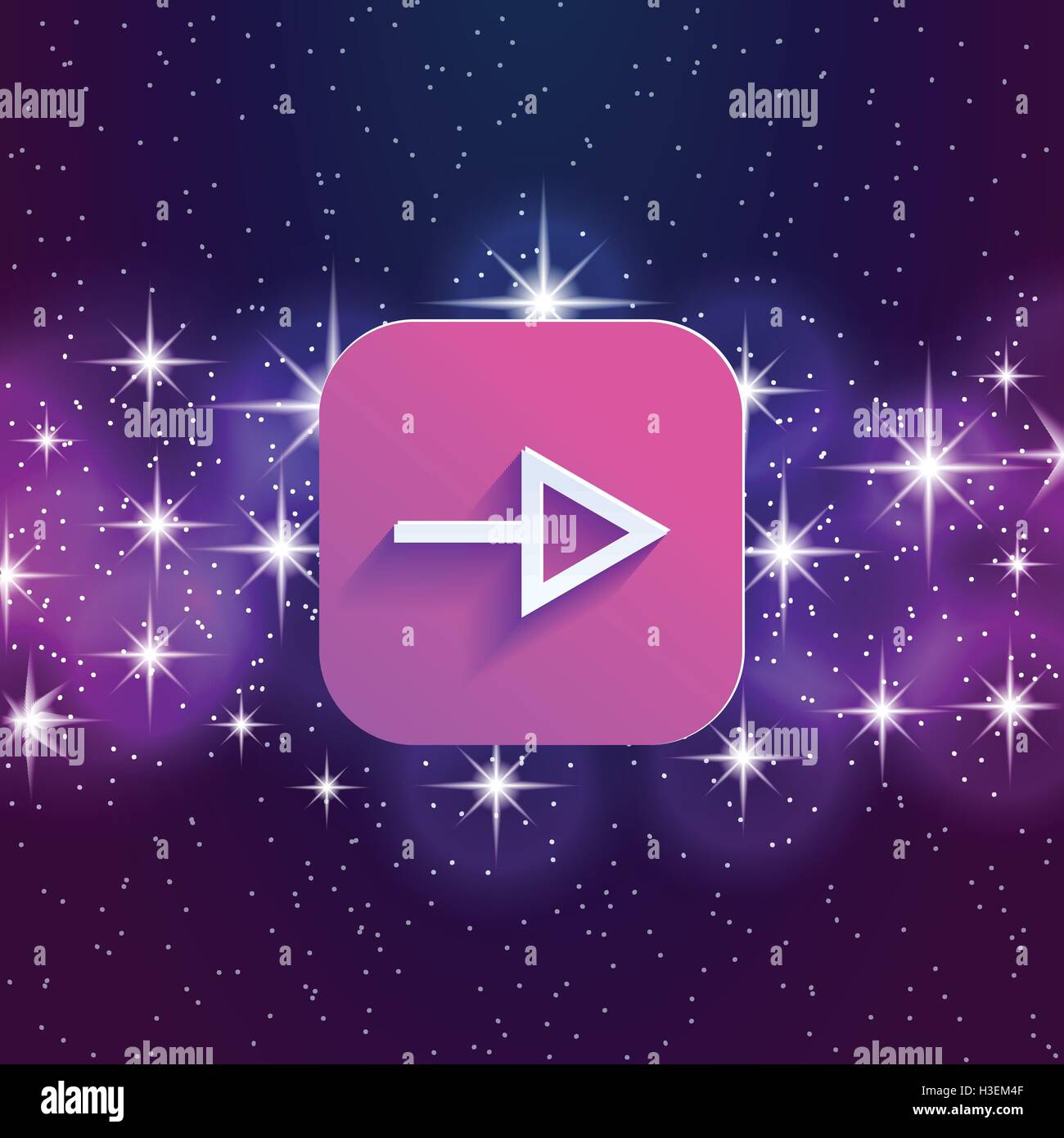 Next arrow icon. Forward sign. Right direction symbol. Square icon and ...
