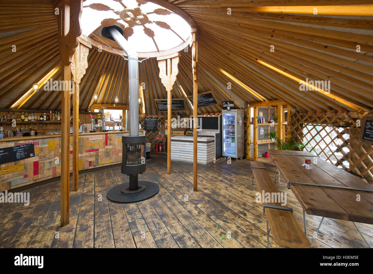 Yurt Lush,cafe/restaurant at Temple Meads Station,Bristol,UK.food ...