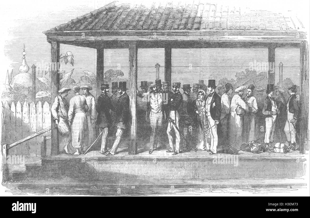 Indian Railway Station Drawing