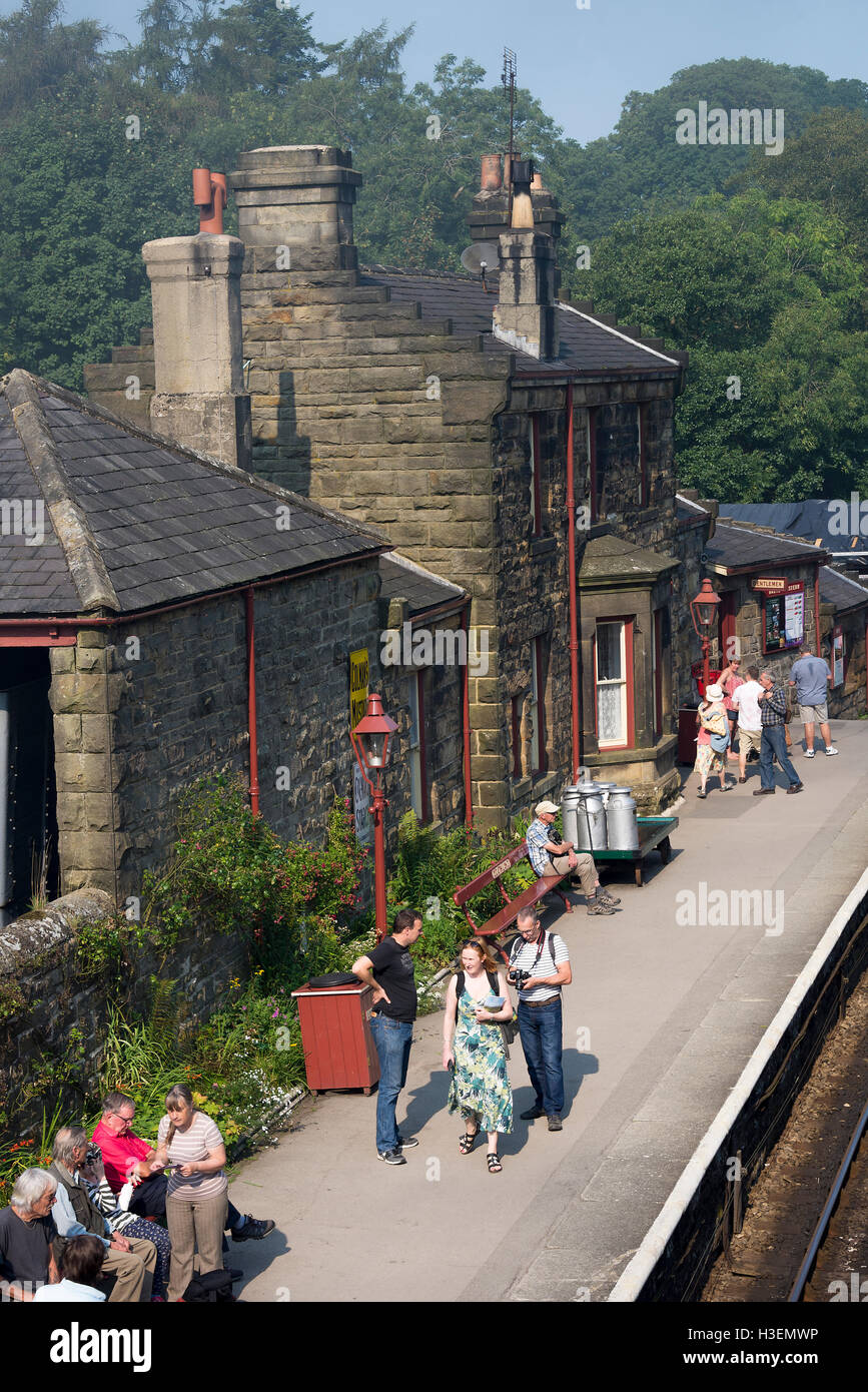 Goathland Station on the North Yorkshire Moors Railway Goathland ...