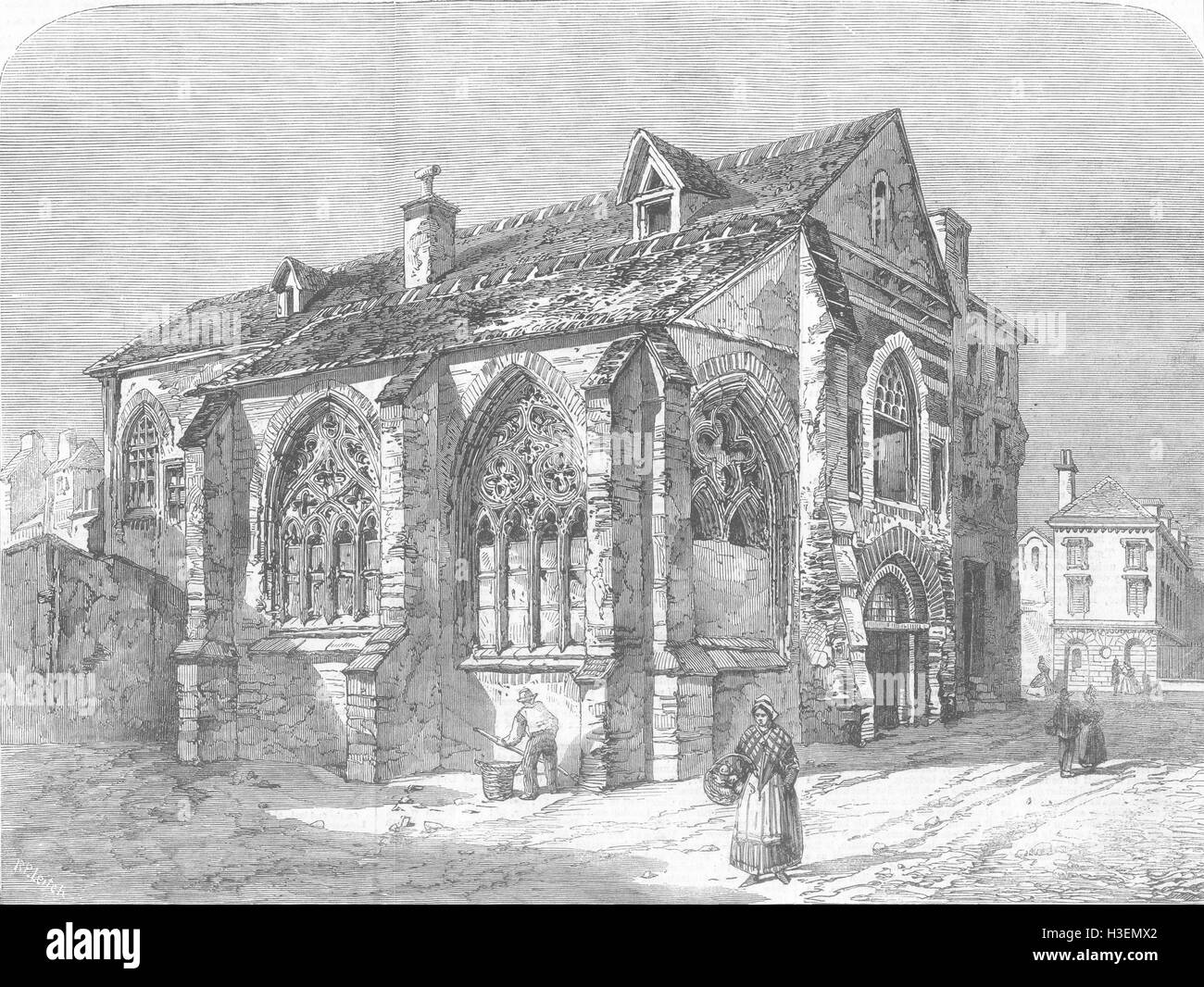 FRANCE Paris Demolitions Church, St John Lateran 1859. Illustrated ...