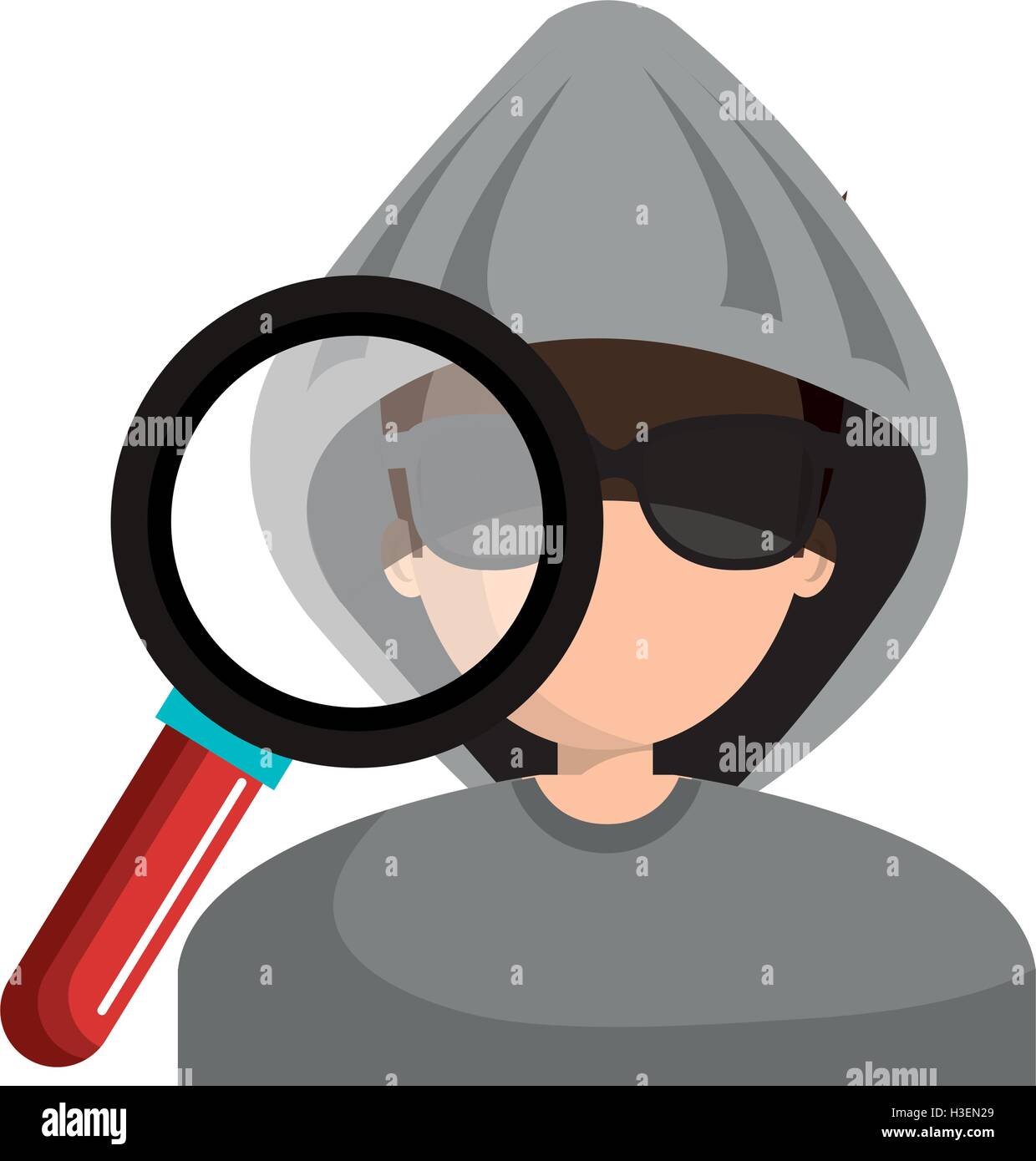 avatar hacker criminal Stock Vector Image & Art - Alamy