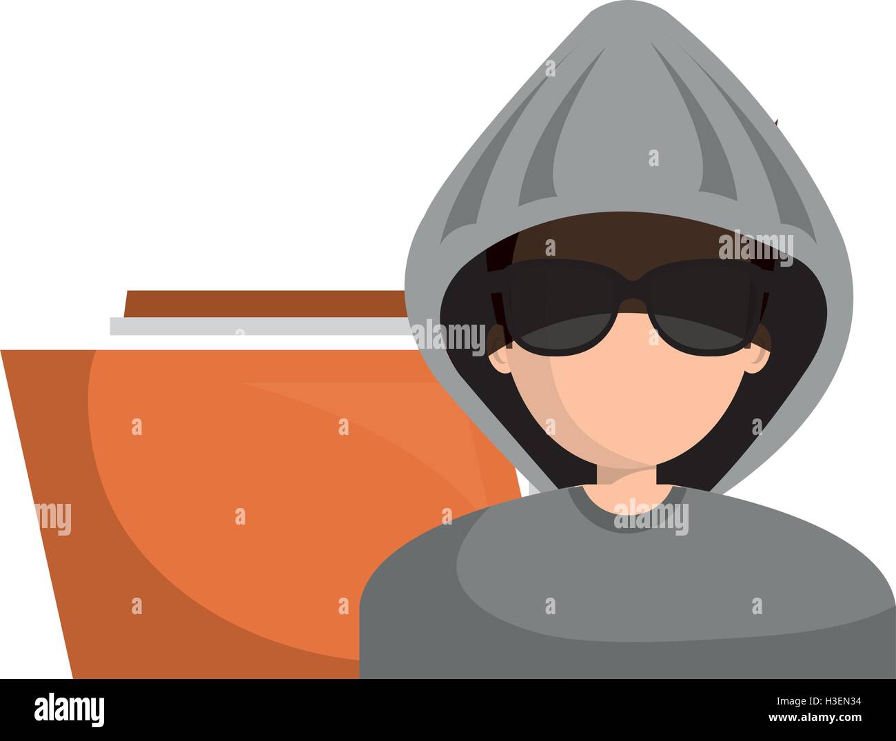 avatar hacker criminal Stock Vector Image & Art - Alamy