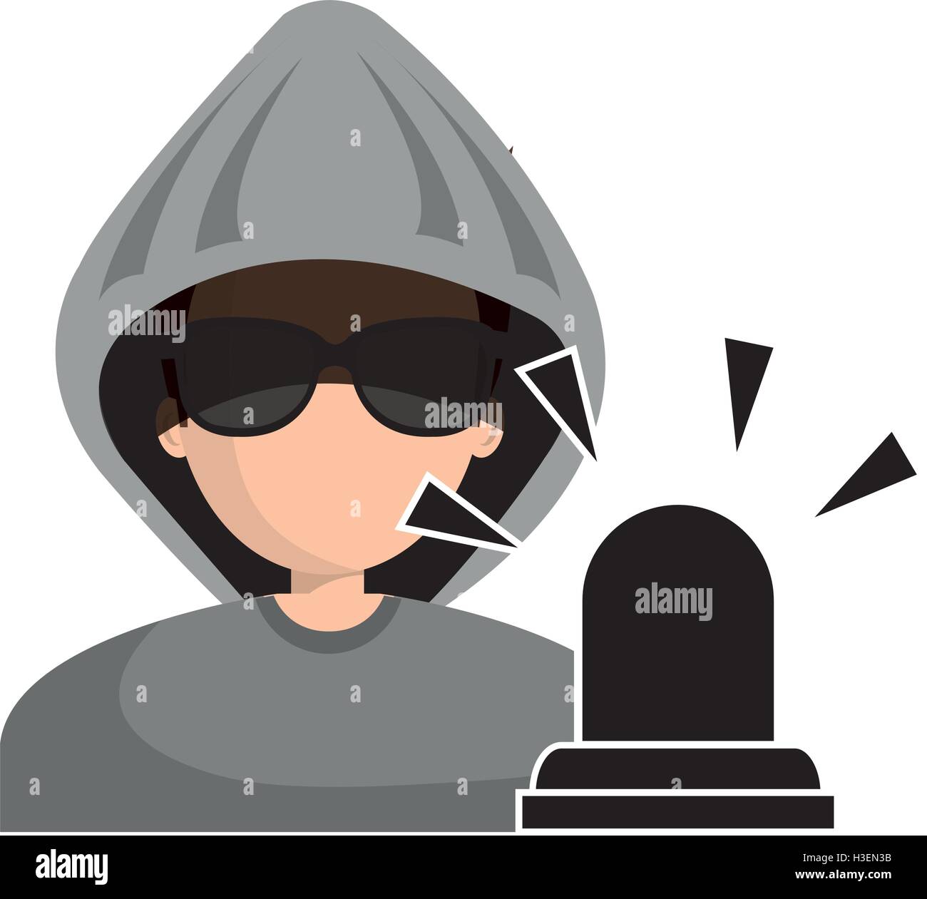avatar hacker criminal Stock Vector Image & Art - Alamy