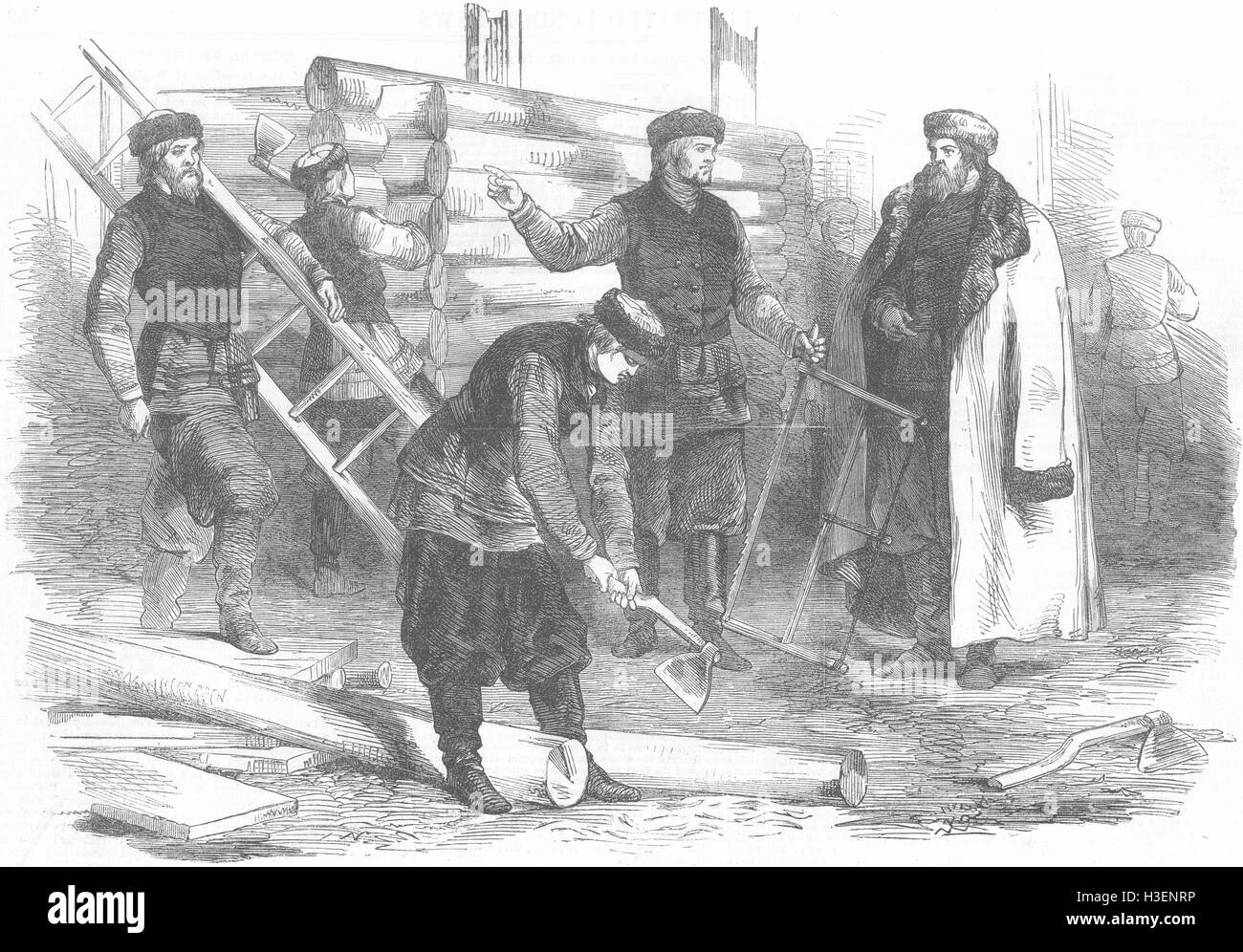Russian village 19th hi-res stock photography and images - Alamy