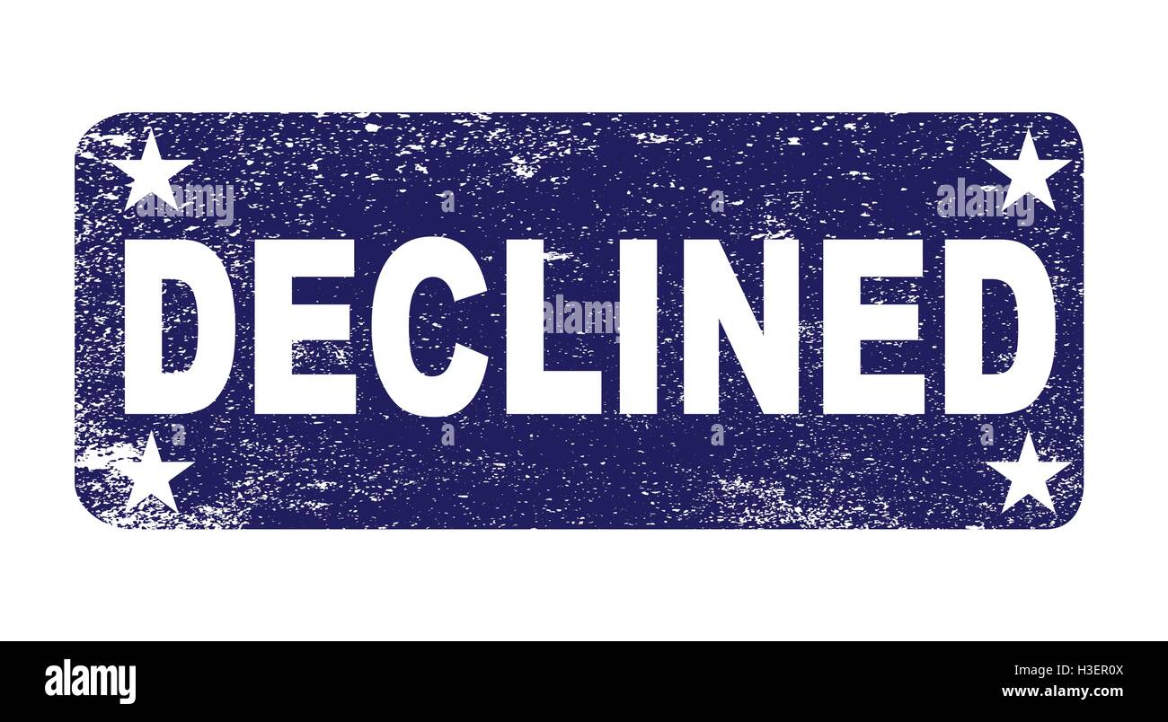 Declined stamp hi-res stock photography and images - Alamy