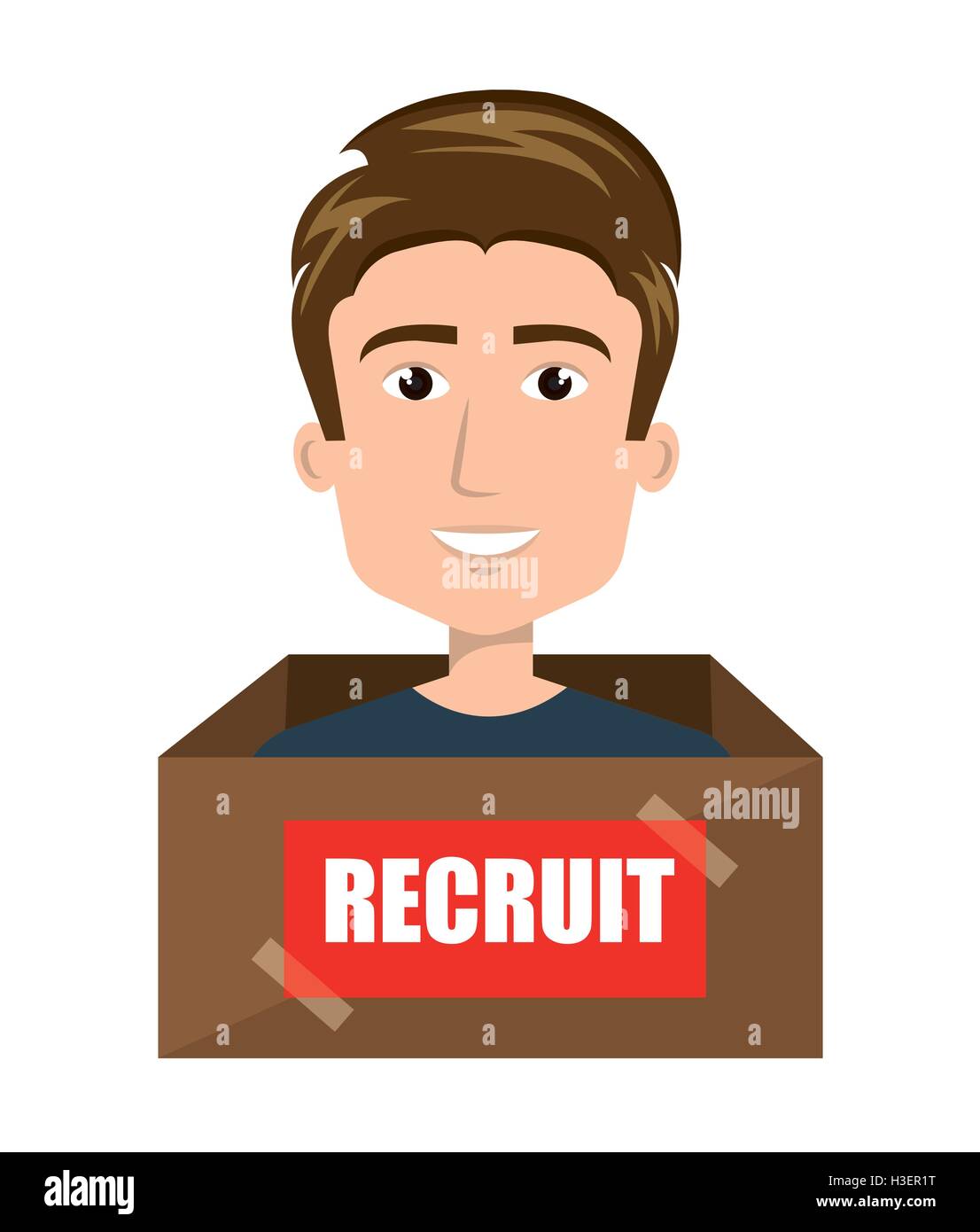 avatar man recruit Stock Vector Image & Art - Alamy