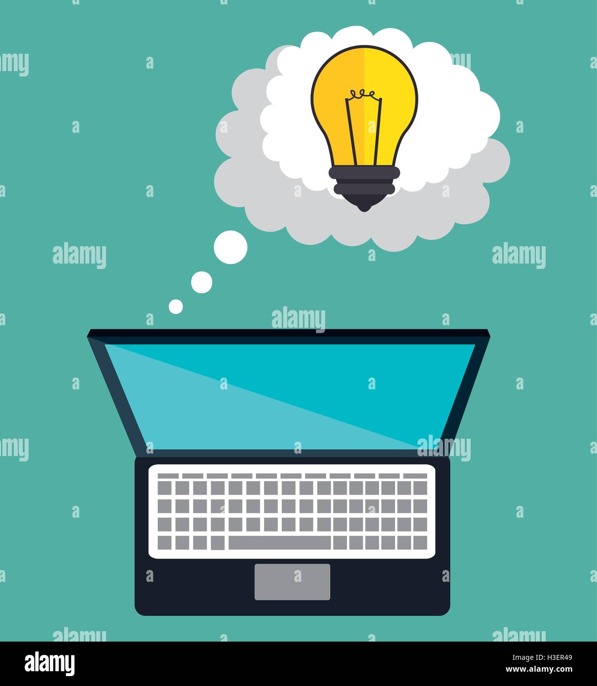 laptop computer device Stock Vector Image & Art - Alamy