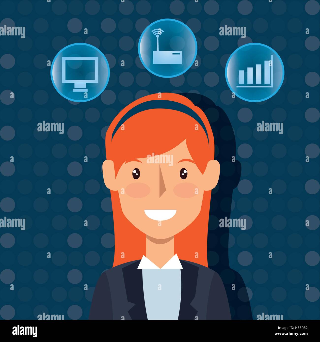 avatar business woman Stock Vector Image & Art - Alamy