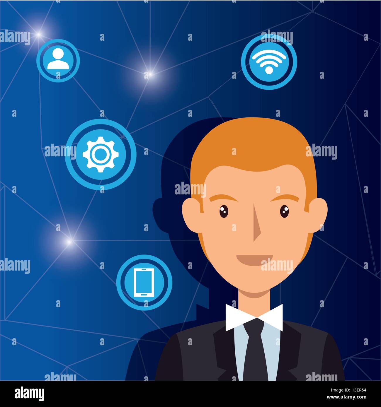 avatar business man Stock Vector Image & Art - Alamy
