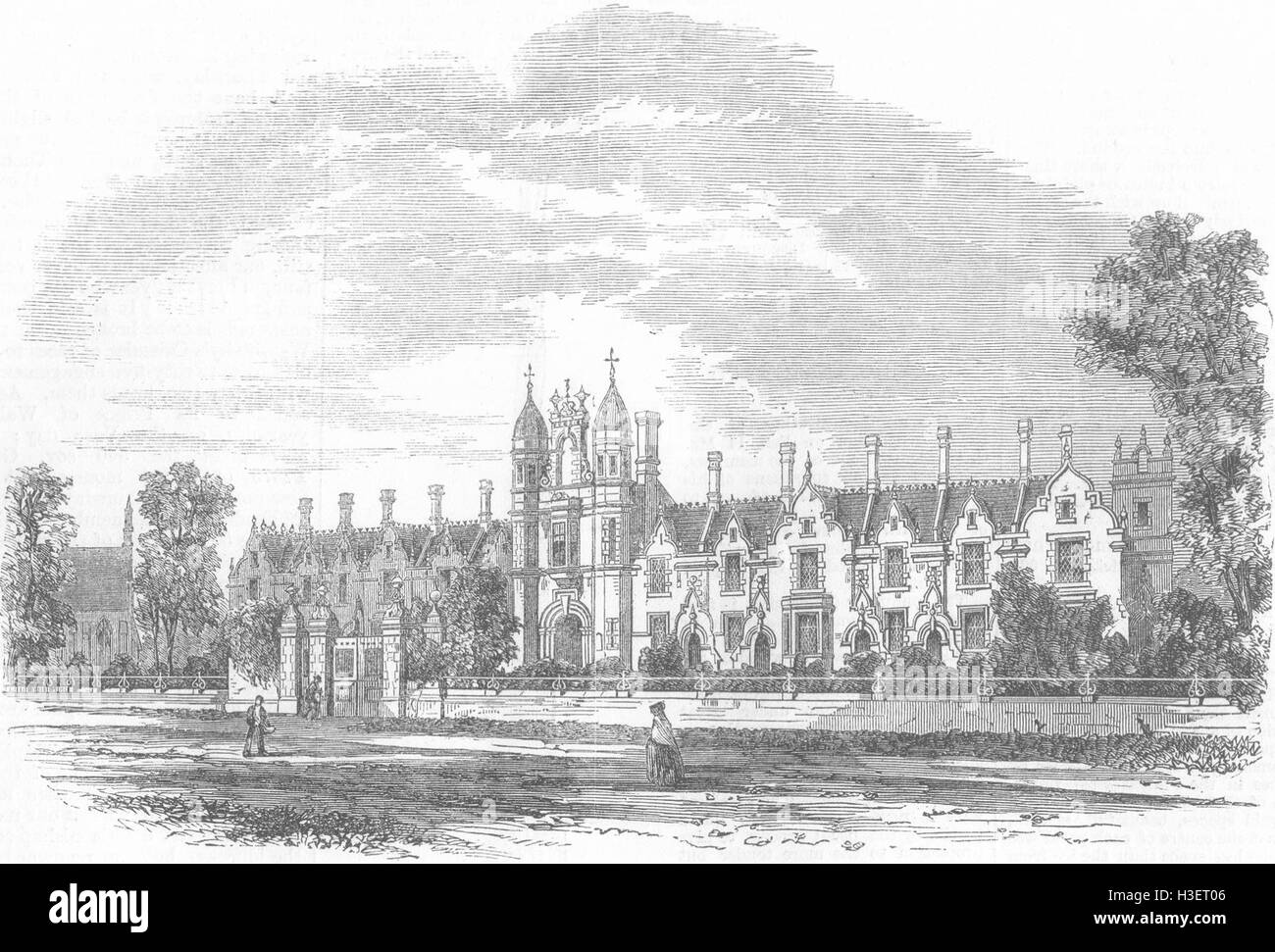 LONDON Fishmongers &Poulterers, Wood Green, Hornsey 1862. Illustrated ...