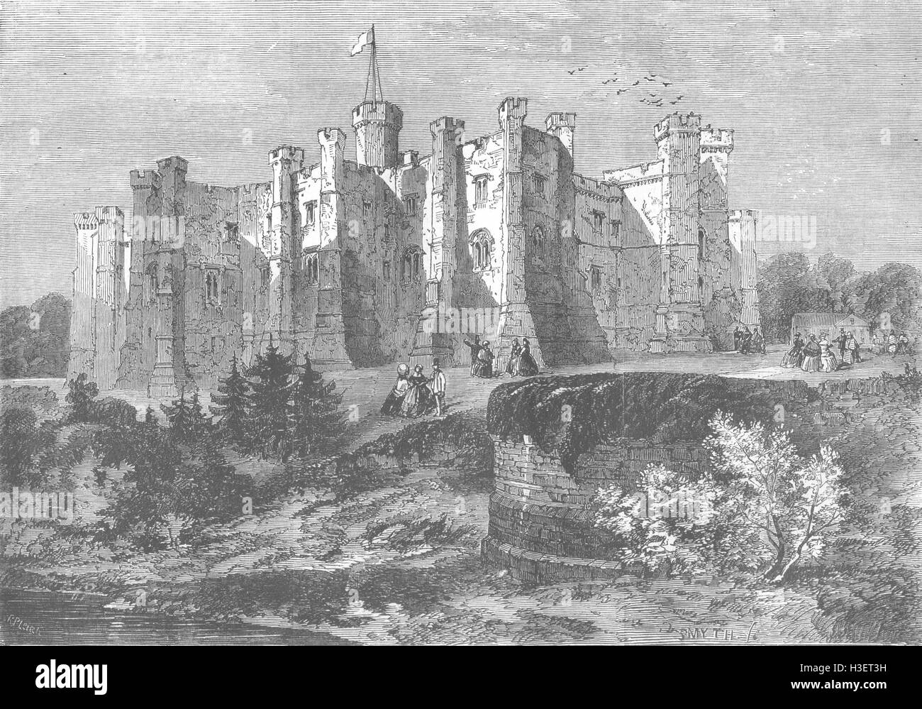 Brancepeth castle hi-res stock photography and images - Alamy