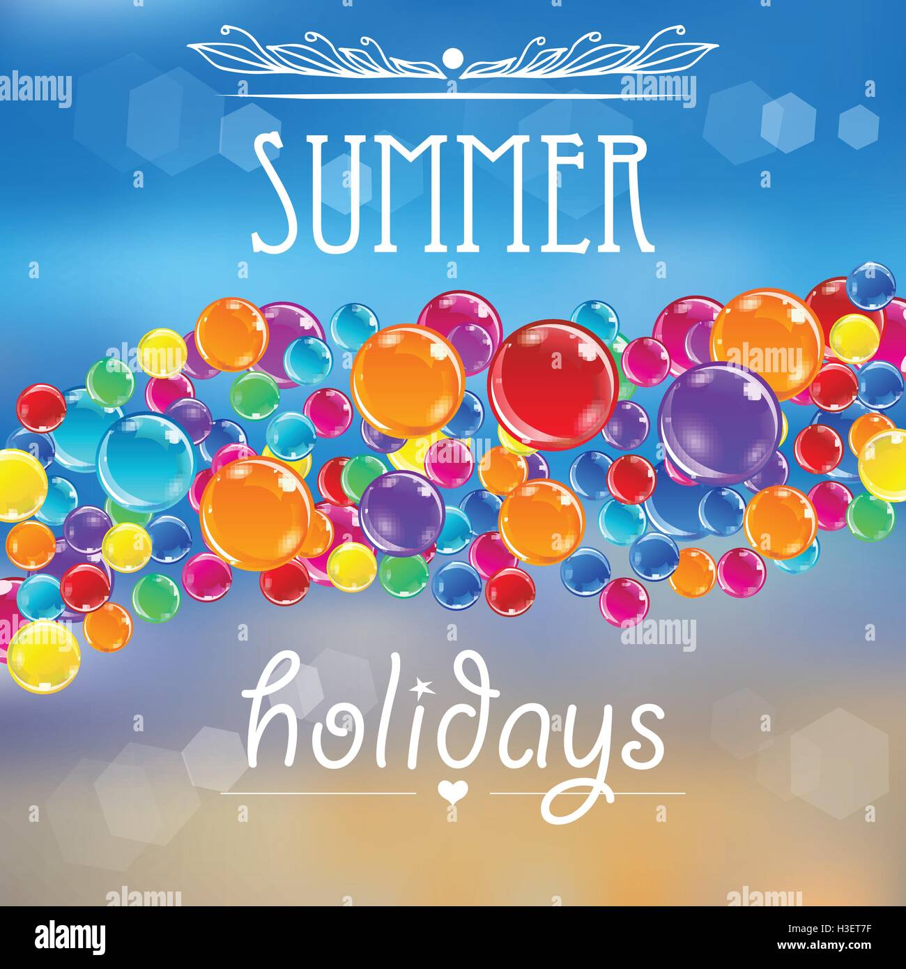 Summer radiance Stock Vector Images - Alamy