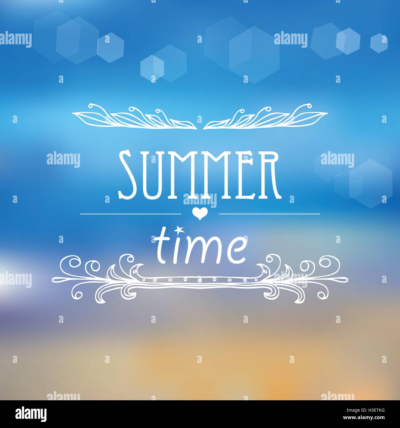 Summer time background Stock Vector Image & Art - Alamy