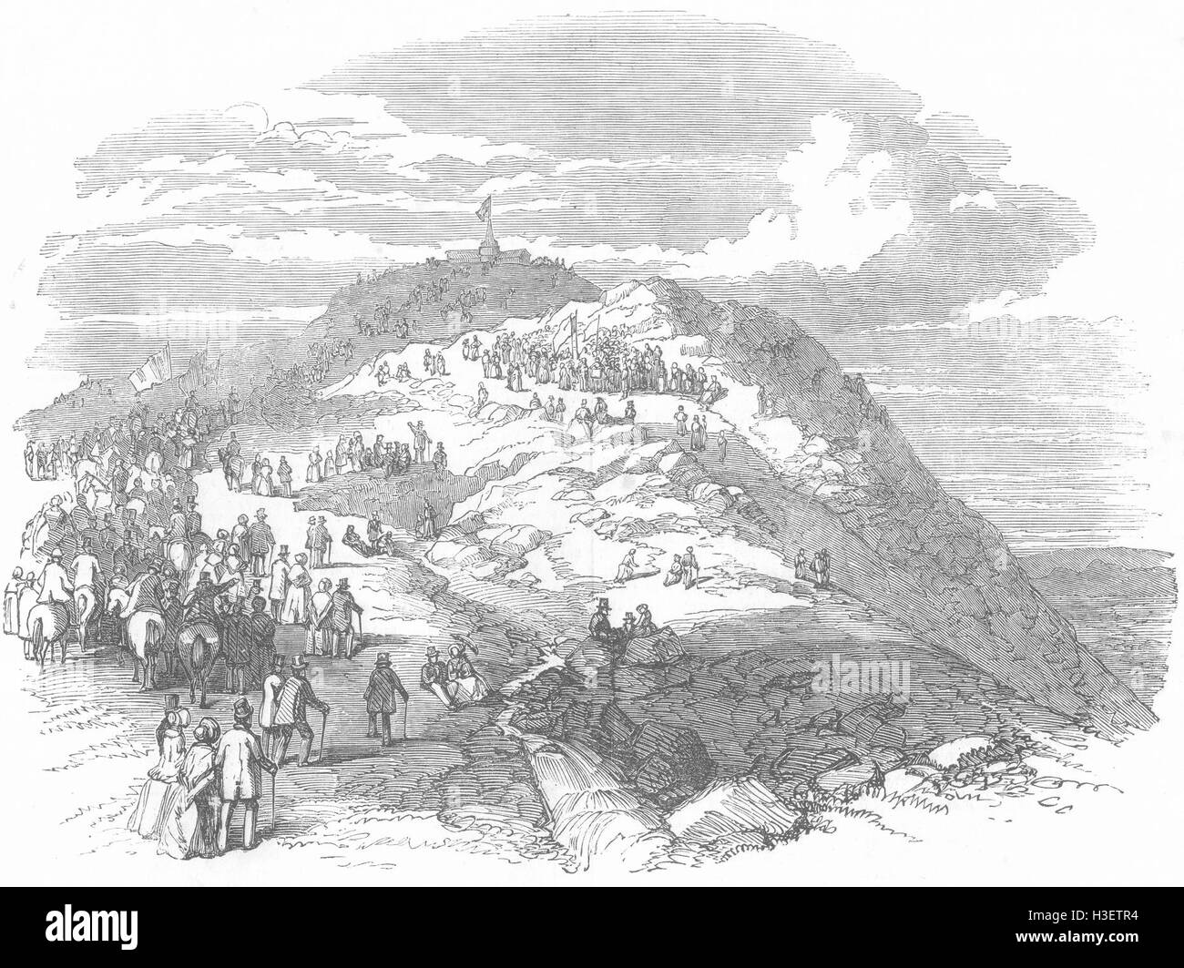 Planting flag hi-res stock photography and images - Alamy