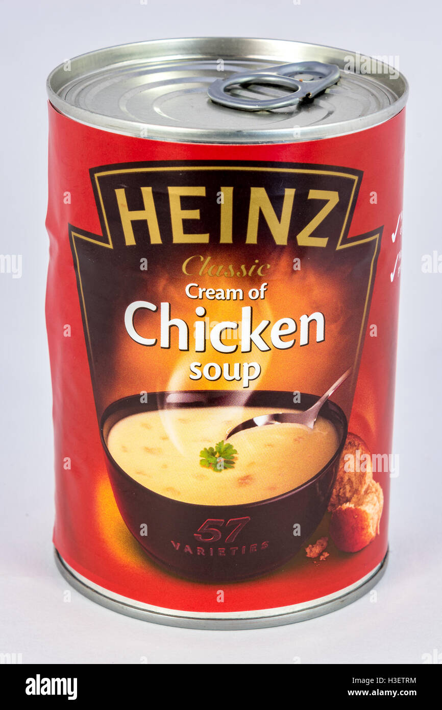Tin of chicken soup hi-res stock photography and images - Alamy