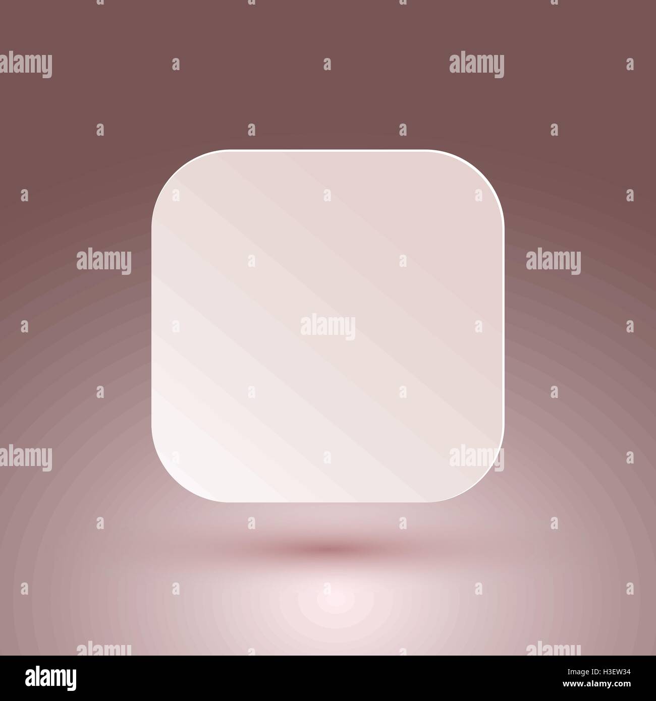 Blank square button Stock Vector Image & Art - Alamy