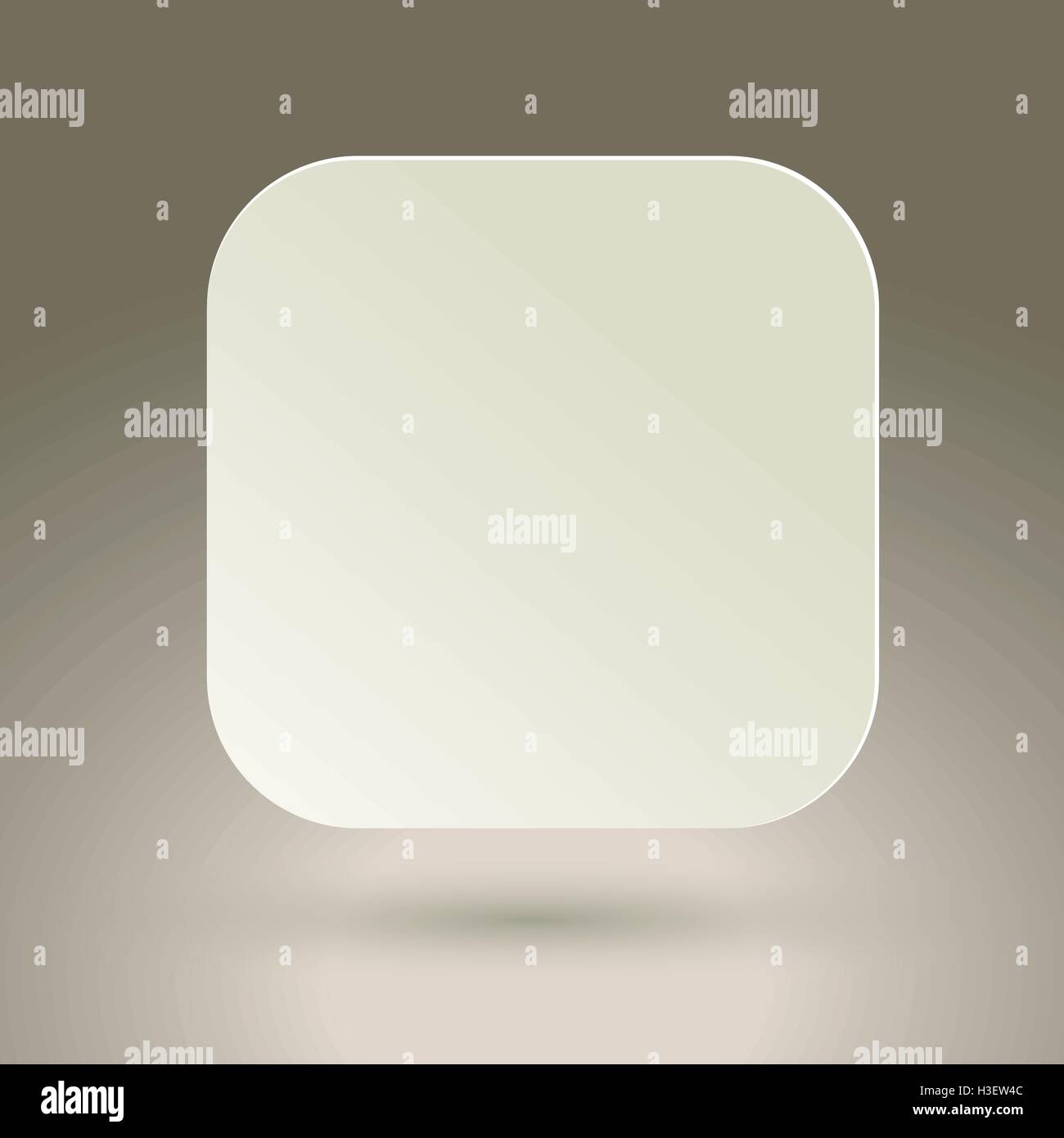 Blank square button Stock Vector Image & Art - Alamy