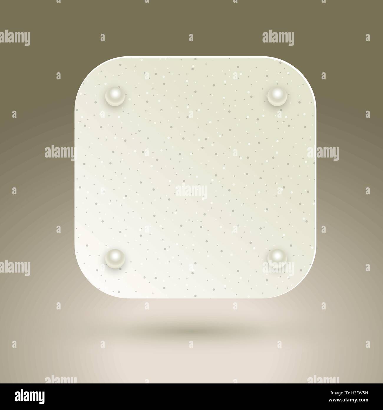 Blank square button Stock Vector Image & Art - Alamy