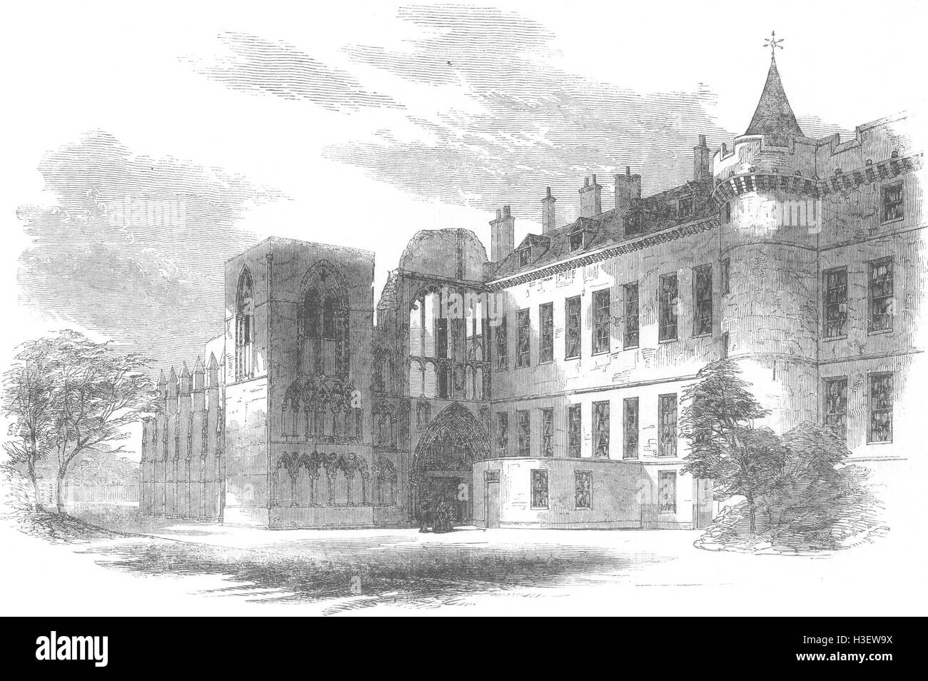 1850 palace Black and White Stock Photos & Images - Alamy