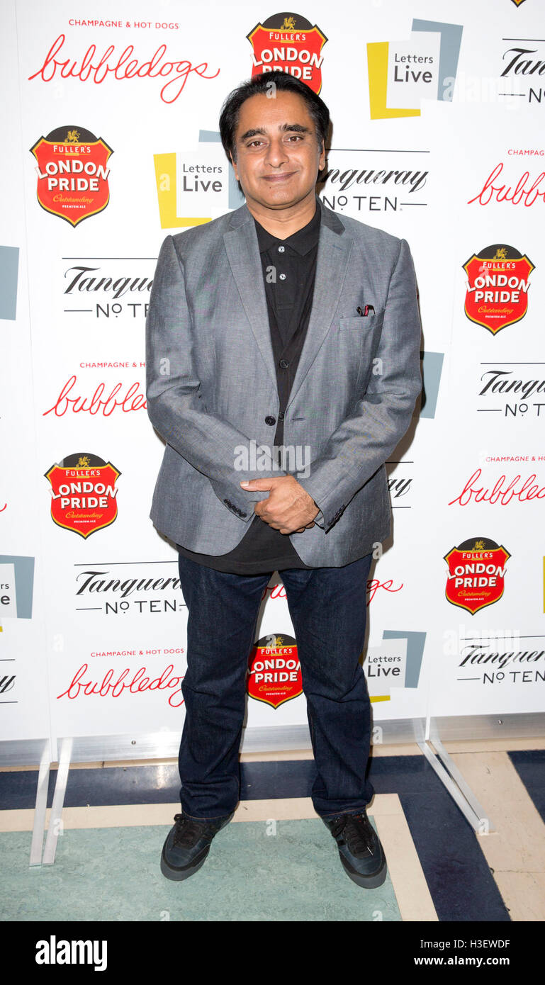 Sanjeev Bhaskar attends the fourth night of the Letters Live series at ...