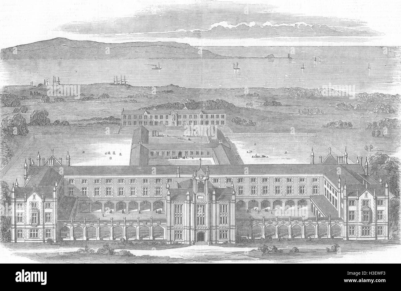 LANCASHIRE Liverpool Industrial Schools, Kirkdale 1850. Illustrated ...