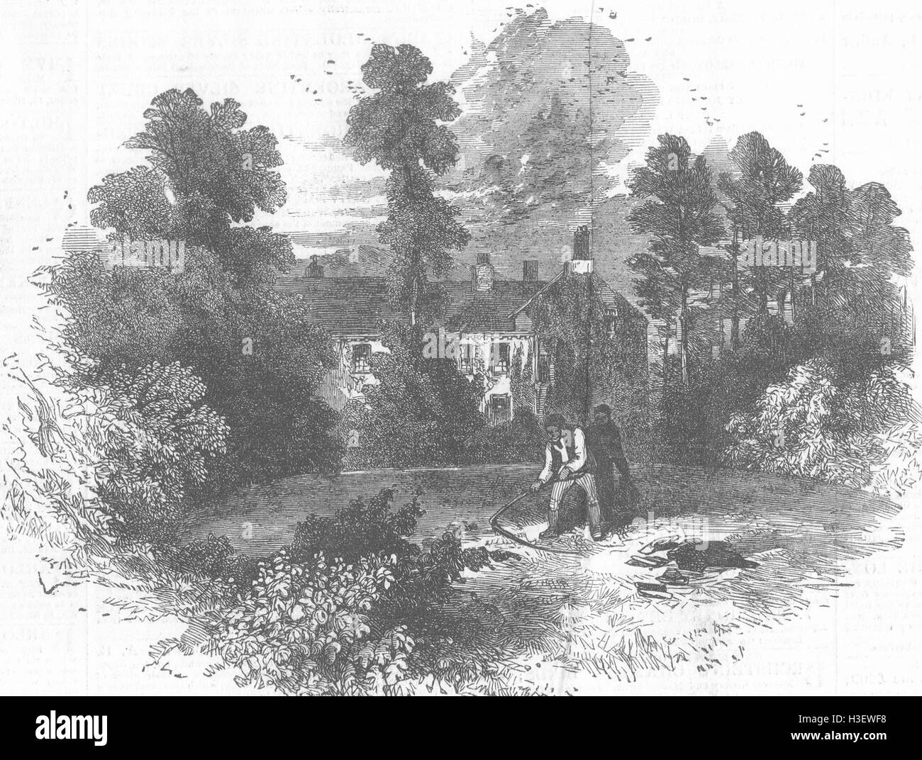 CUMBS Rydal Mount, the residence of Mr Wordsworth 1850. Illustrated ...