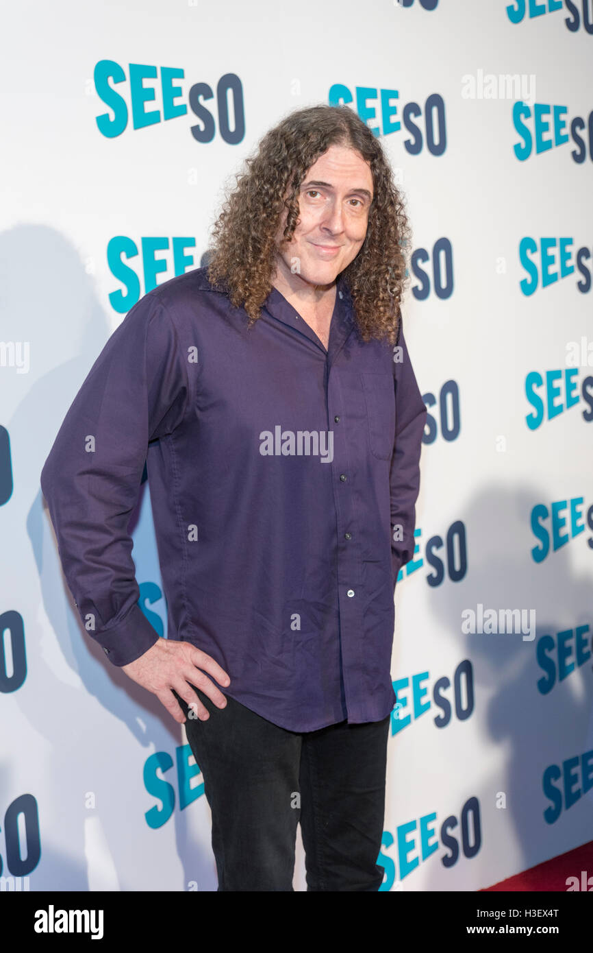 Al Yankovic arrives at Vip Premiere Of Bajillion Dollar Properties ...